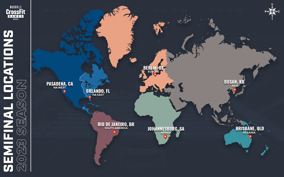 2023 Semifinal Locations Released | CrossFit Games