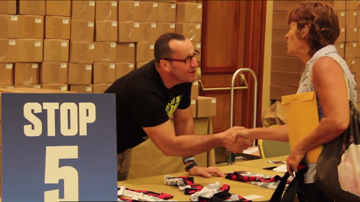 Masters Check-In at the Marriott