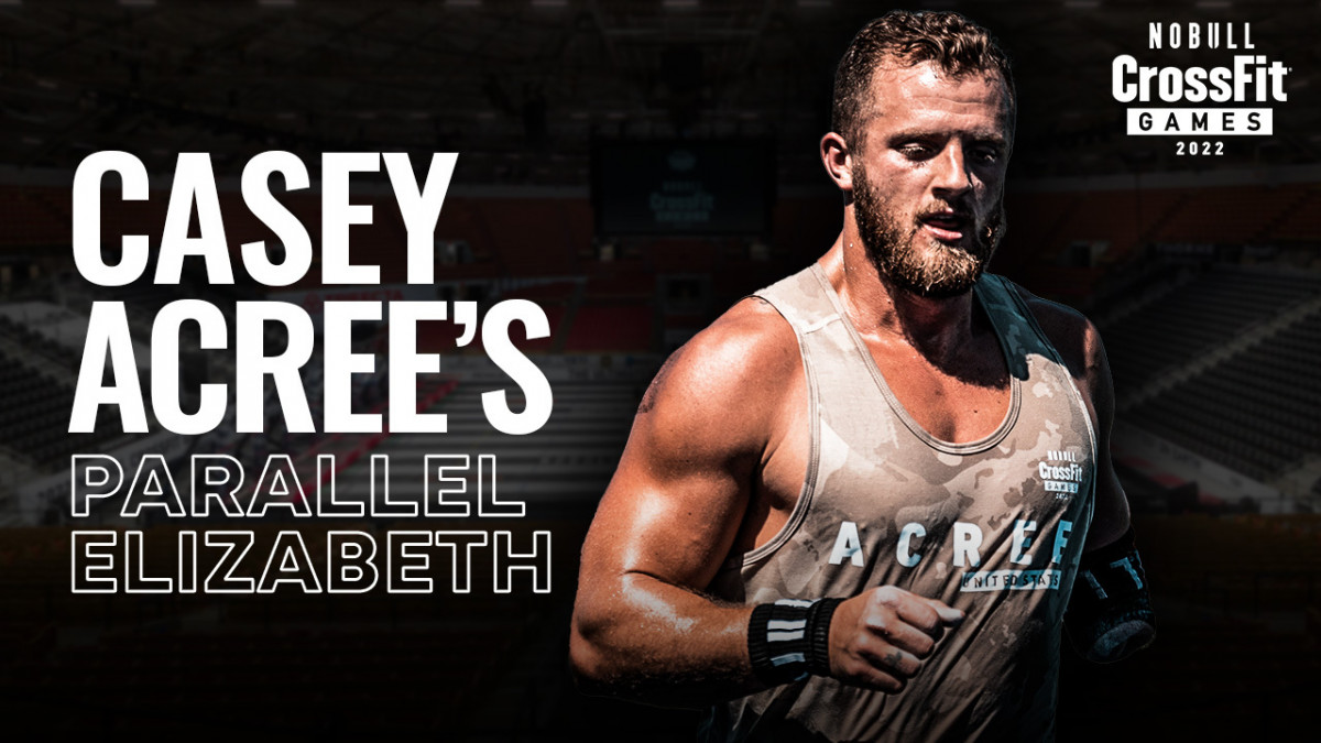 Casey Acree in Parallel Elizabeth — 2022 CrossFit Games