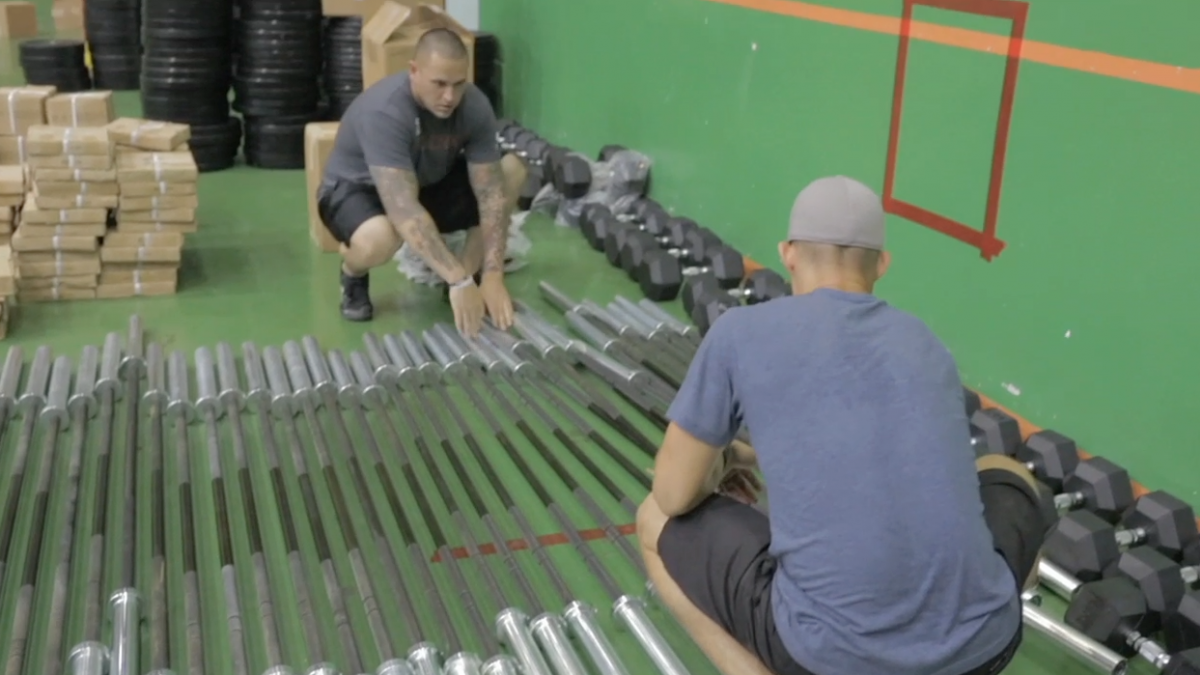 Setup at KBS Sports World in Seoul, Korea