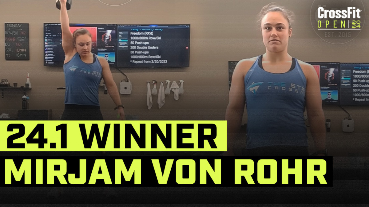 Mirjam von Rohr Takes Top Score in Open Workout 24.1