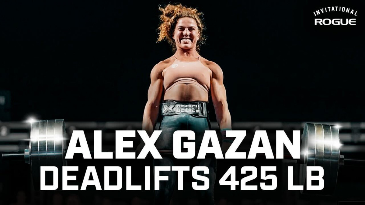 Alex Gazan Deadlifts 425 lb at the 2023 Rogue Invitational