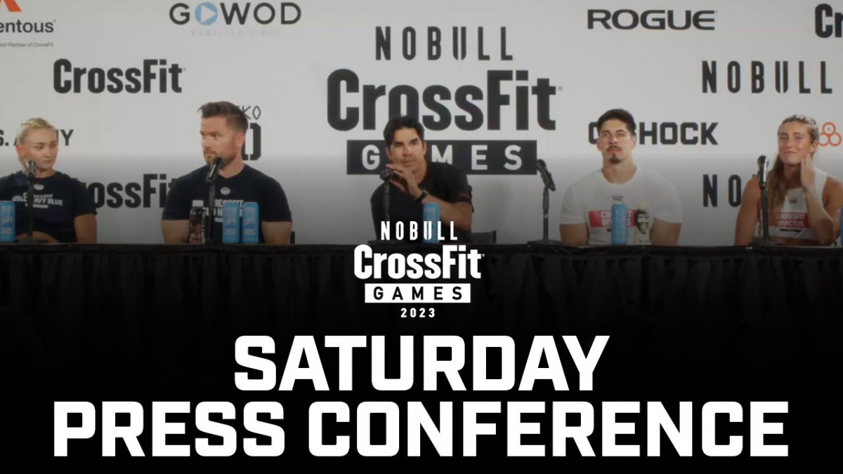 Saturday Press Conference — 2023 NOBULL CrossFit Games