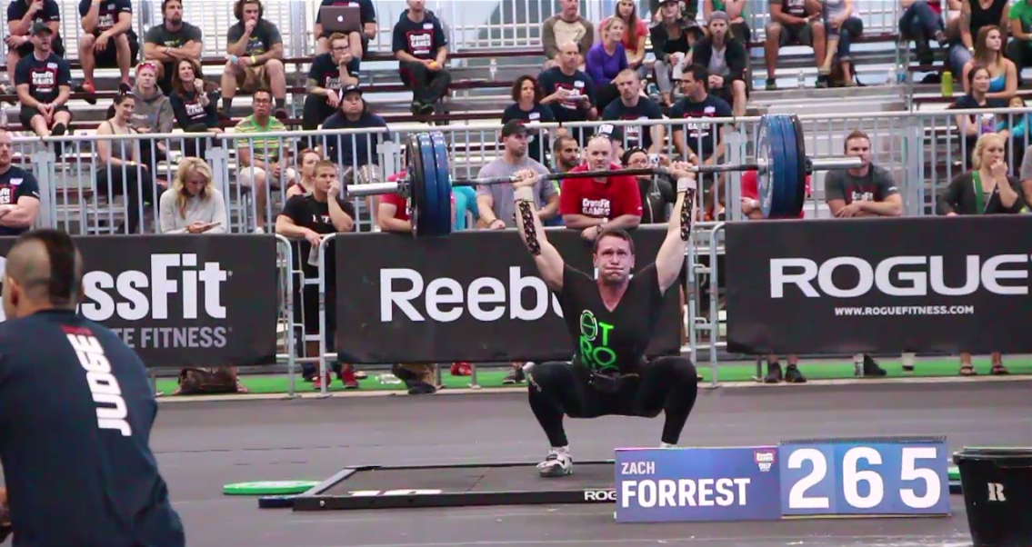 Zach Forrest PRs His Overhead Squat