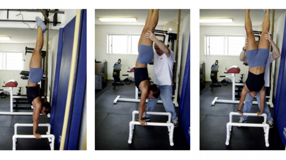 Really Cool Homemade Parallettes